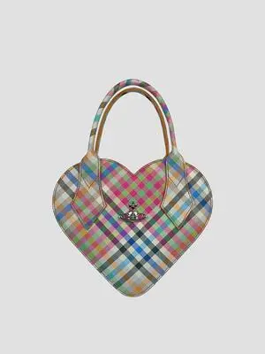 VIVIENNE WESTWOOD Heart-shaped Plaid Mini Bodysuit