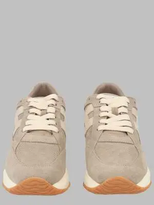Hogan Suede Panel Lace-up Sneakers