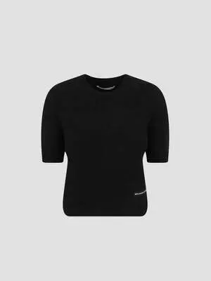 Alexander Wang Knit Logo Crewneck Tee