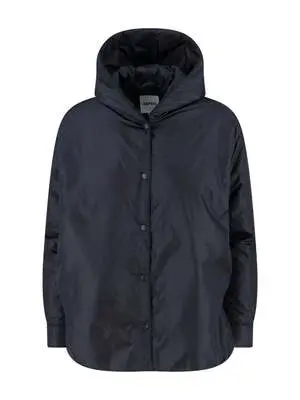 Aspesi Hooded Polyamide Jacket - Black