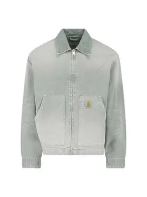 Carhartt Work In Progress Zip Front Cotton Work Jacket - Green