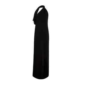Khaite Halterneck Maxi Dress - Black