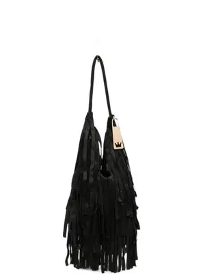 LA MILANESA Aretha Small Shoulder Bag - Black