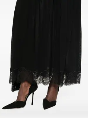 Zimmermann Valiant Lace Maxi Skirt - Black
