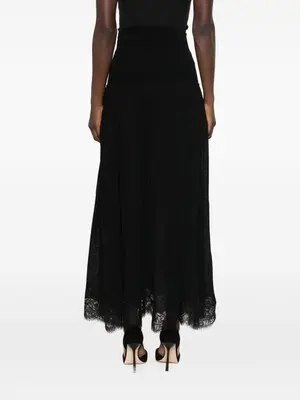 Zimmermann Valiant Lace Maxi Skirt - Black