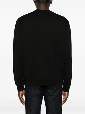 Emporio Armani Printed Cotton Sweatshirt
