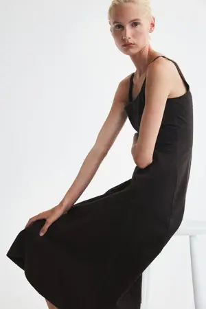 H&M Denim Midi Dress