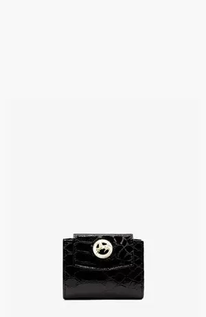 CAVALINHO Gallop Mini Patent Leather Wallet 272 - Black