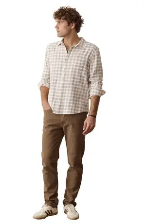 Marine Layer Classic Stretch Check Button-up Shirt