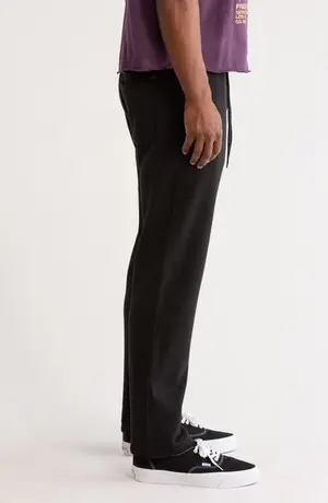 PACSUN Johnny Straight Leg Sweatpants - Black