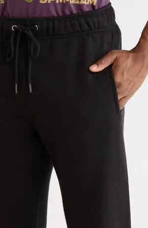 PACSUN Johnny Straight Leg Sweatpants - Black