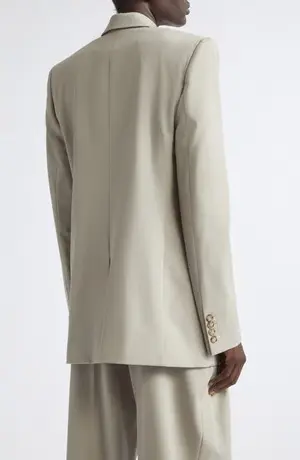Stella McCartney Double Breasted Wool Boyfriend Blazer