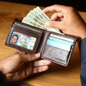 JACK GEORGES Voyager Bifold Wallet - Brown