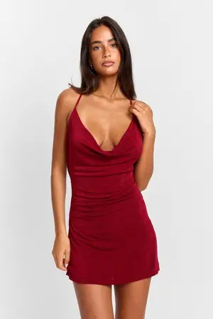 SASHA THERESE Kalani Mini Dress - Red