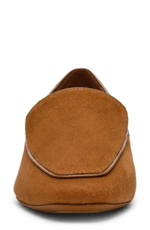 Anne Klein Cavour Loafer - Walnut Microsuede
