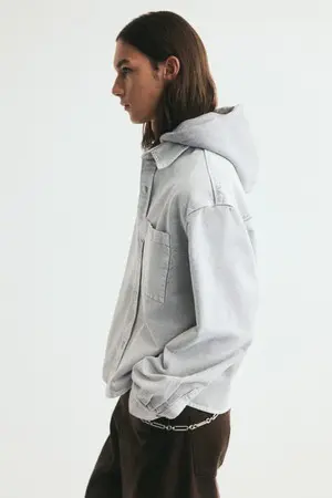 H&M Hooded Overshirt