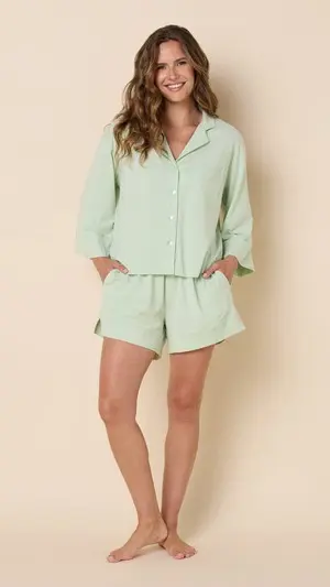 THE CAT'S PAJAMAS The Mariposa Bundle - Celadon
