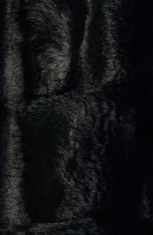 Eliza J Faux Fur Bolero Jacket