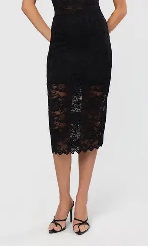 Generation Love Kiera Lace Midi Skirt