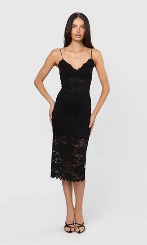 Generation Love Kiera Lace Midi Skirt