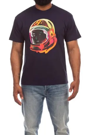 BILLIONAIRE BOYS CLUB Helmet Graphic T-shirt Navy Blazer
