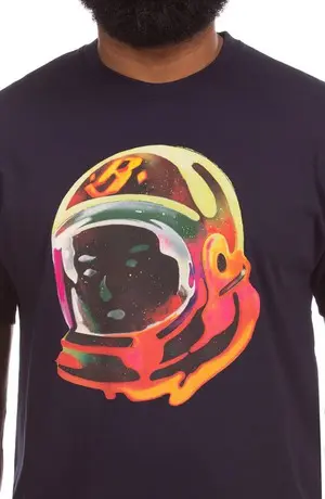 BILLIONAIRE BOYS CLUB Helmet Graphic T-shirt - Navy Blazer