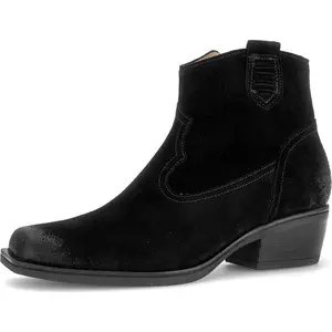 Gabor Skye Leather Bootie - Black