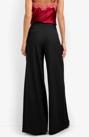 Trina Turk Mimmo Wide-leg Tailored Pants - Black