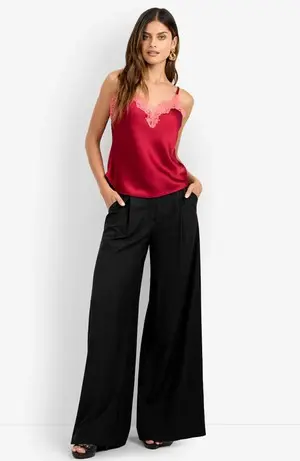 Trina Turk Mimmo Wide-leg Tailored Pants - Black