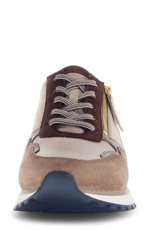 Gabor Cora Low Top Sneakers With Metallic Accents