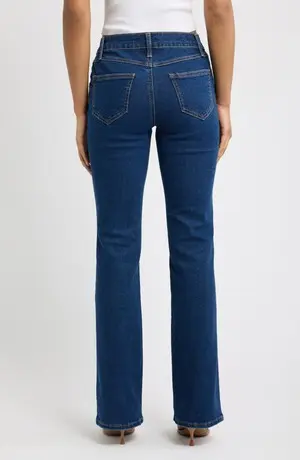 1822 Denim Braided Patch Pocket Bootcut Jeans