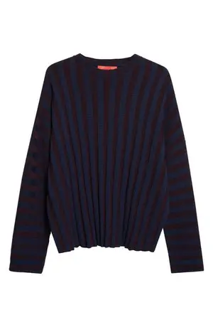 Eckhaus Latta Keyboard Stripe Merino Wool Sweater