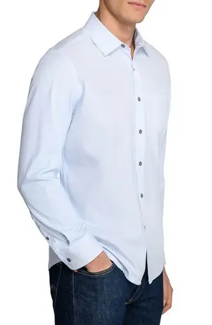W.R.K Slim Fit Abstract Squiggle Reworked Button-up Shirt