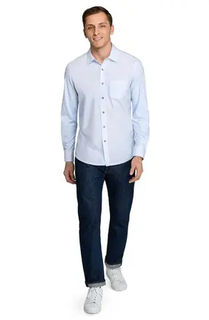W.R.K Slim Fit Abstract Squiggle Reworked Button-up Shirt