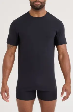 SAXX Droptemp™ Dry Cotton Crewneck Undershirt 2-pack - Black