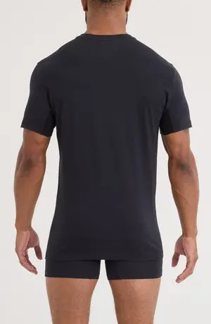 SAXX Droptemp™ Dry Cotton Crewneck Undershirt 2-pack - Black