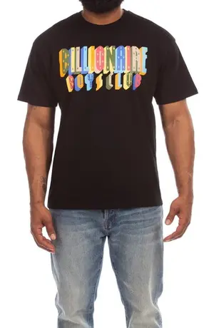BILLIONAIRE BOYS CLUB Prism Graphic T-shirt Black