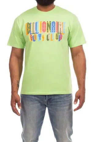 BILLIONAIRE BOYS CLUB Prism Graphic T-shirt - Jade Lime