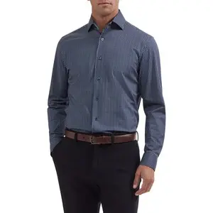Bugatchi Devon Ooohcotton Shirt - Navy