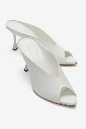 PROLOGUE SHOES Pelina Stiletto Sandal - White