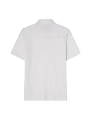 Robert Talbott Taylor Pique Linen Polo - White
