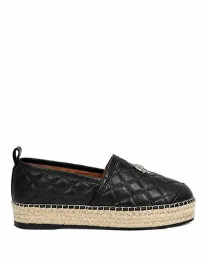 Philipp Plein Matelassé Skull Espadrilles
