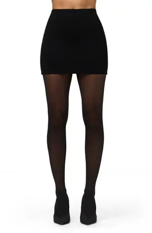 Naked Wardrobe Butter Contour Mini Skirt - Black