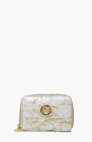 CAVALINHO Gallop Patent Leather Card Holder 274 - Beige/white