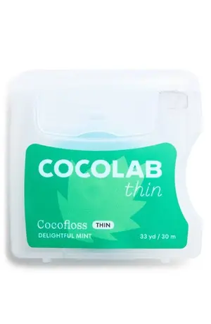 COCOLAB Cocofloss Thin Refillable Dental Floss - Delicious Mint