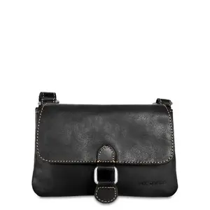 JACK GEORGES Voyager Mini Crossbody Bag - Black