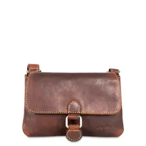 JACK GEORGES Voyager Mini Crossbody Bag - Brown
