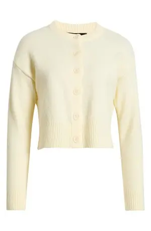 Deluc Teide Fuzzy Cardigan - Ecru