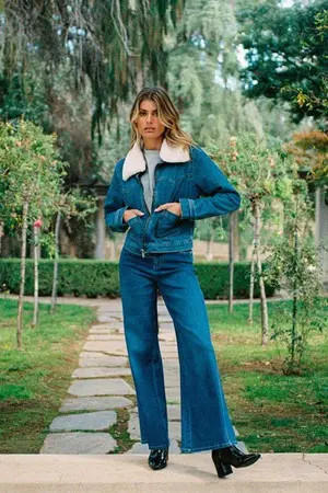 DEAR JOHN Celeste High Waist Wide Leg Jeans