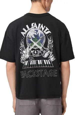 ALLSAINTS Hula Graphic Crewneck T-shirt